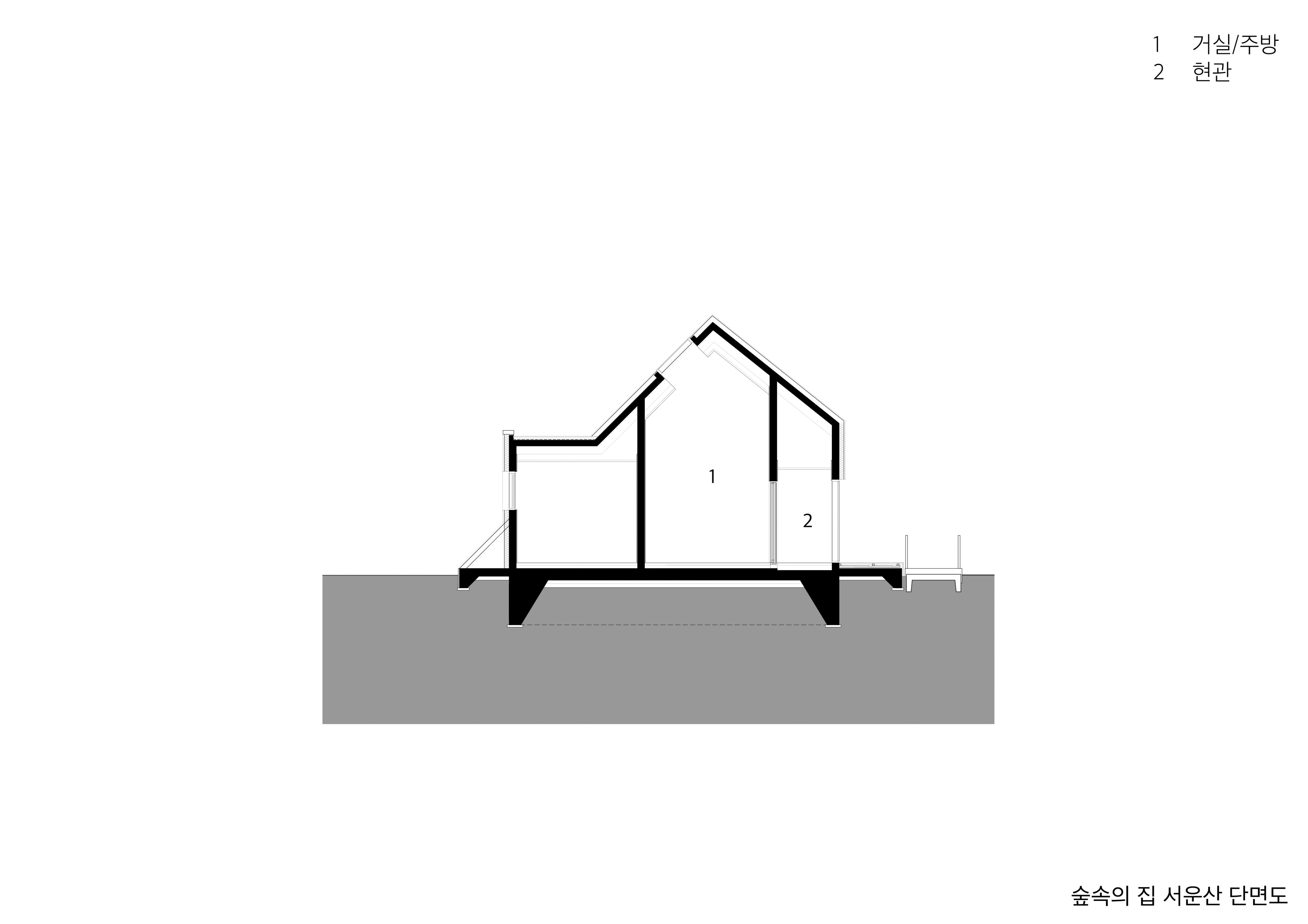 안성 서운산휴양림 숲속의 집 — FLAT ARCHITECTS STUDIO